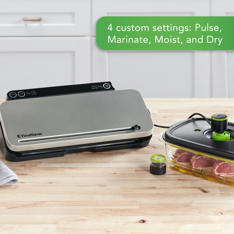 Foodsaver Multi-Use Food Preservation System With Built-In Handheld Sealer, Silver & Reviews ...